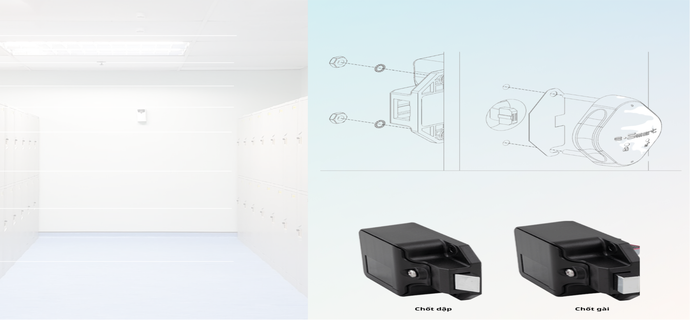 ZP100 WRN – Online RFID Smart Lock